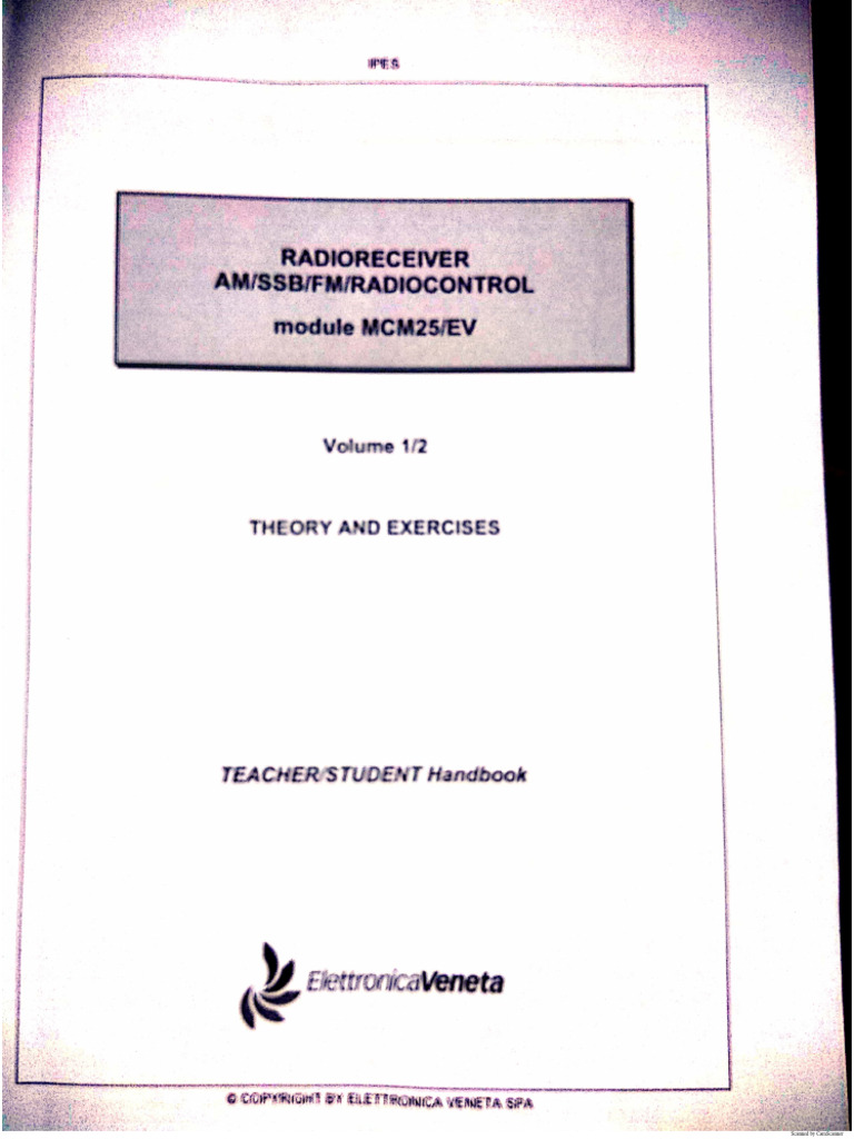 MCM 25 EV Receiver - Theory and Exercises | PDF