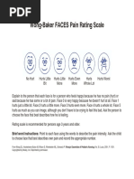 Wong-Baker Faces Scale | PDF | Pain | Disability