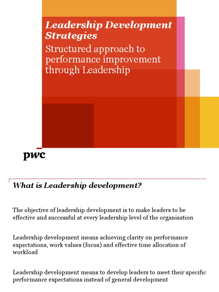 Leadership Development Strategies Teaser | PDF | Leadership | Strategic ...