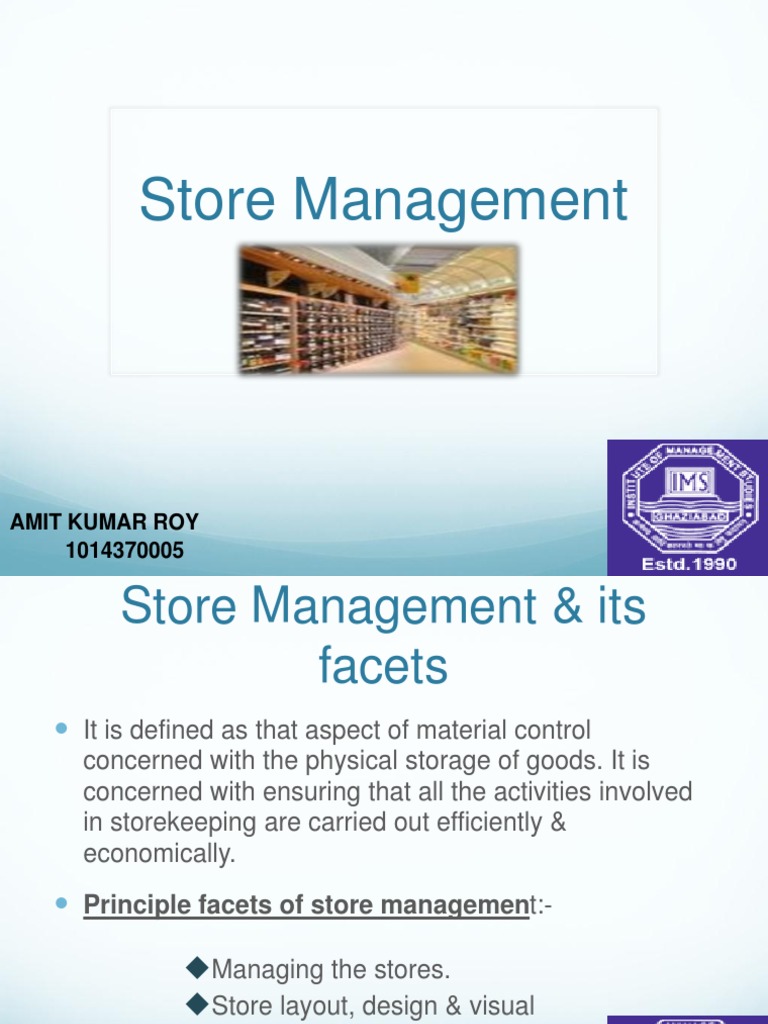 Store Management in Supply Chain Management | PDF