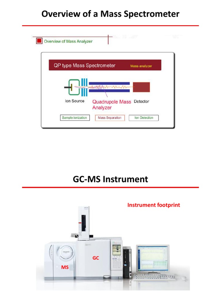 Overview of A Mass Spectrometry | PDF | Electrospray Ionization | Mass ...