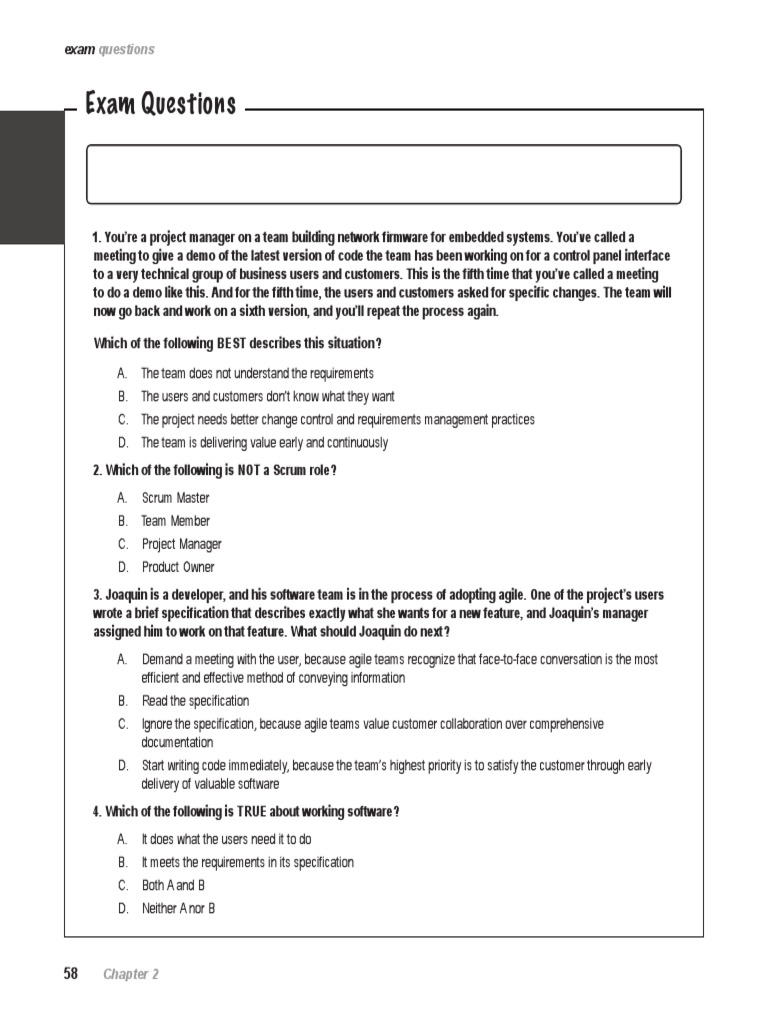 Headfirst For Domain 1 | PDF | Agile Software Development | Scrum ...