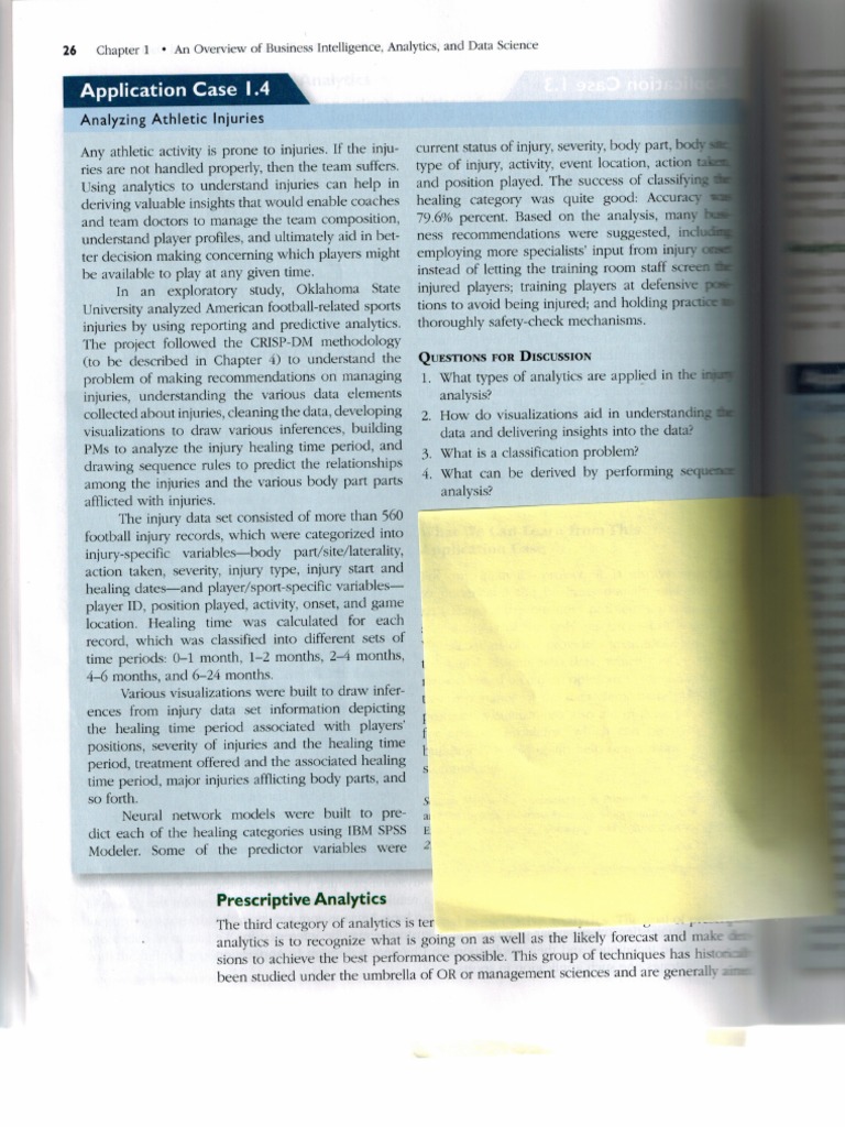 Case Study 2 - Athletics | PDF