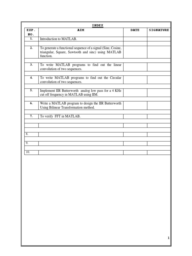 Digital Signal Processing | PDF | Matlab | Amplitude