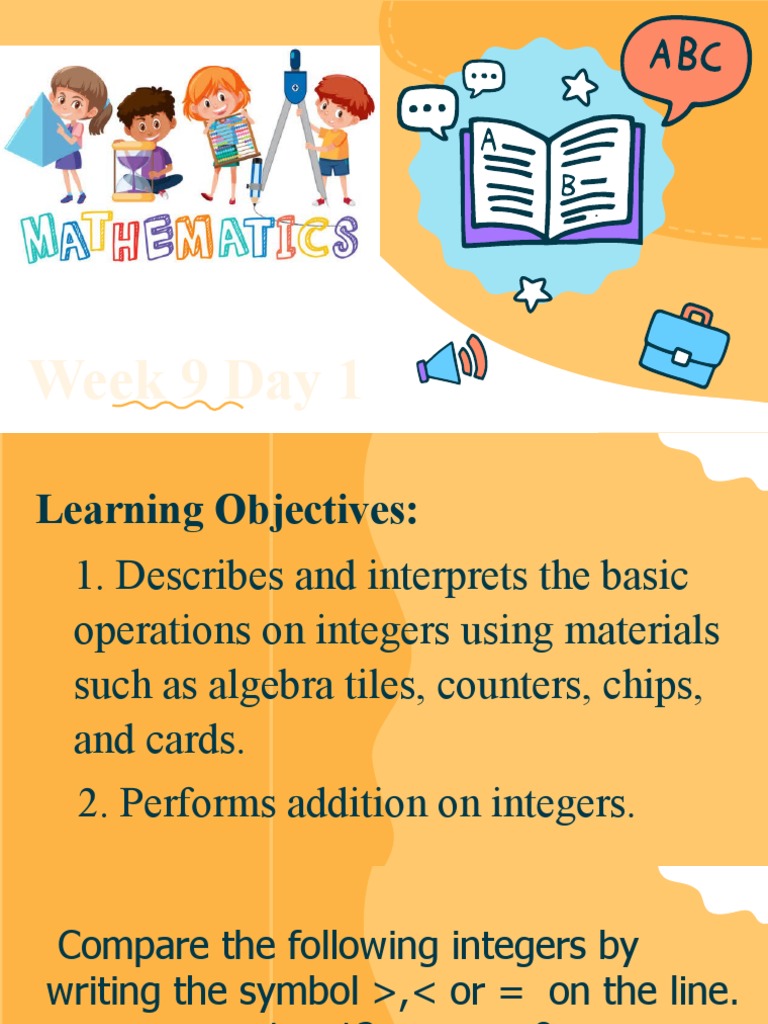 Math 6 Week 9 Day 1 | PDF