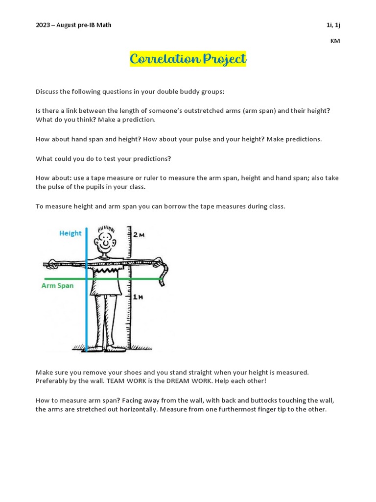 Correlation Project | PDF | Pulse | Hand