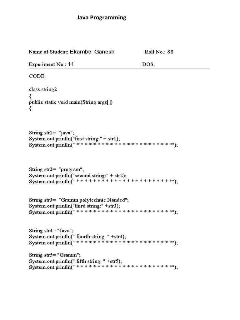 11 Java | PDF | Letter Case | Software 11 Java | PDF | Letter Case | Software
