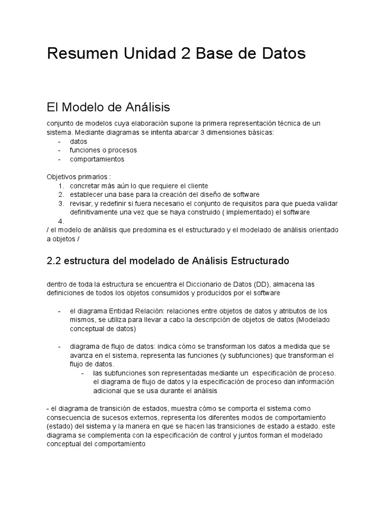 Resumen UD2 Base de Datos | Descargar gratis PDF | Objeto (informática ...