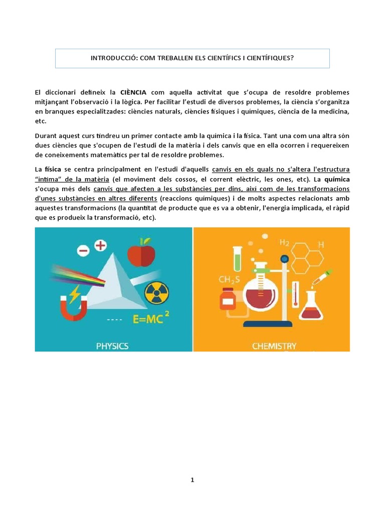 Intro - Mètode Científic | PDF