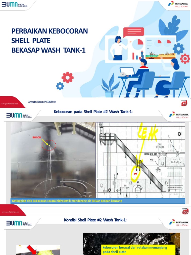 Perbaikan Kebocoran Shell Plate Tank | PDF | Sains & Matematika ...