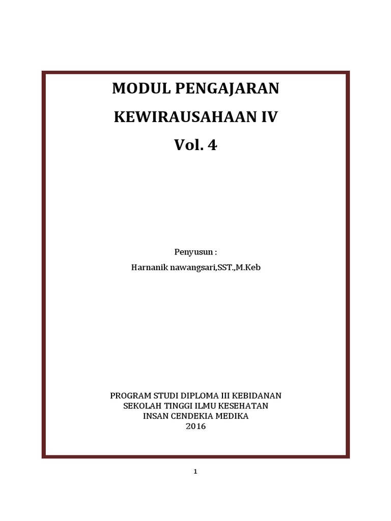 Modul KWU 4 Vol 4 | PDF