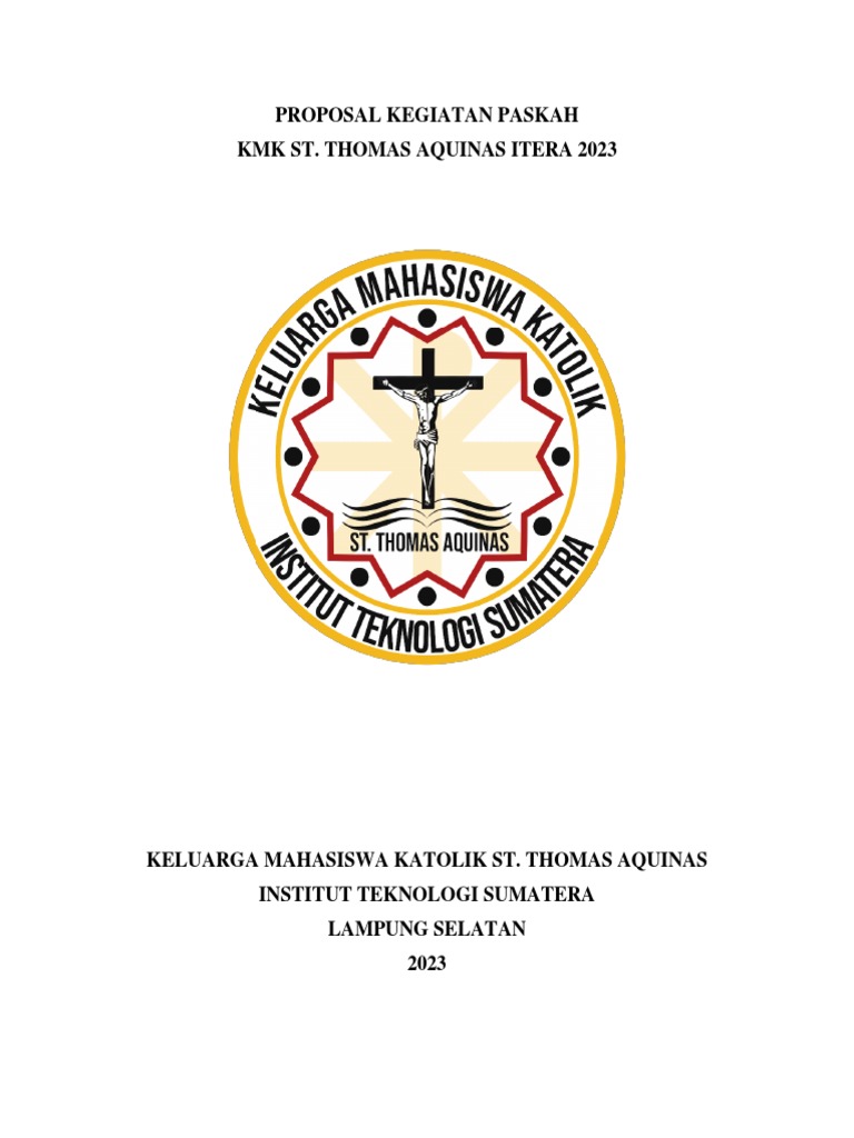 Proposal Paskah KMK ITERA 2023 | PDF