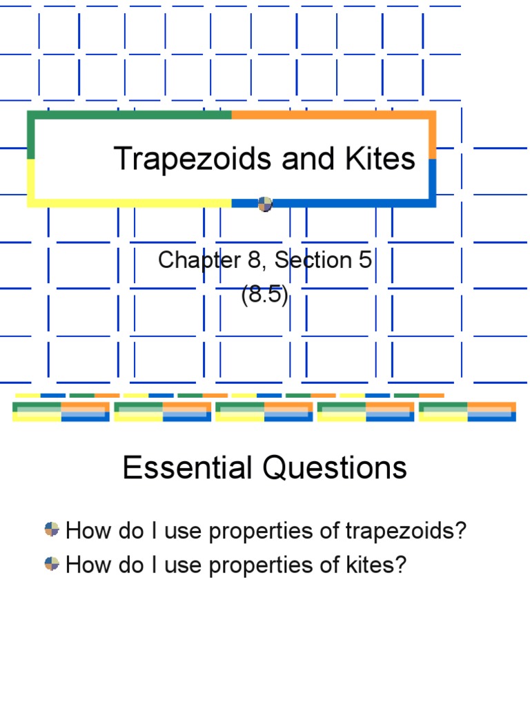 Trapezoids & Kites Geometry Guide | PDF | Geometric Shapes | Euclid