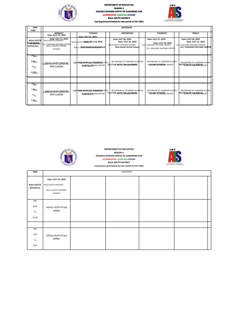 LGS-JULY 16-31 2023 Micth | PDF