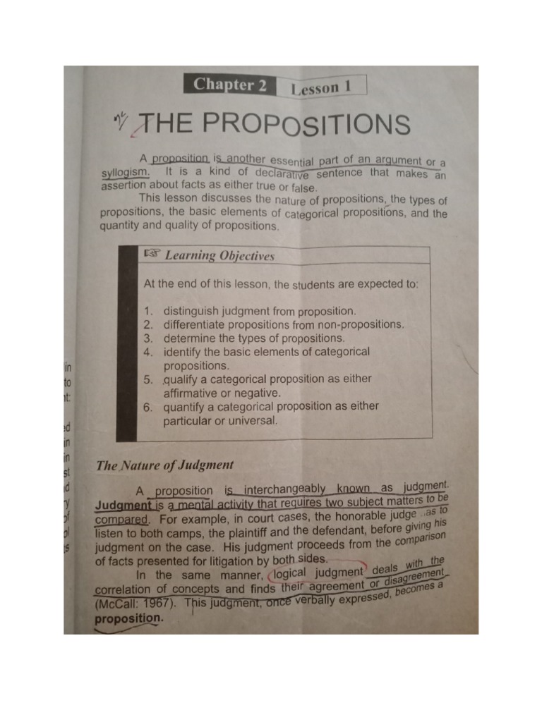 Logic Module Proposition | PDF