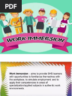 Work Immersion - Work Ethics | PDF | Integrity | Social Institutions