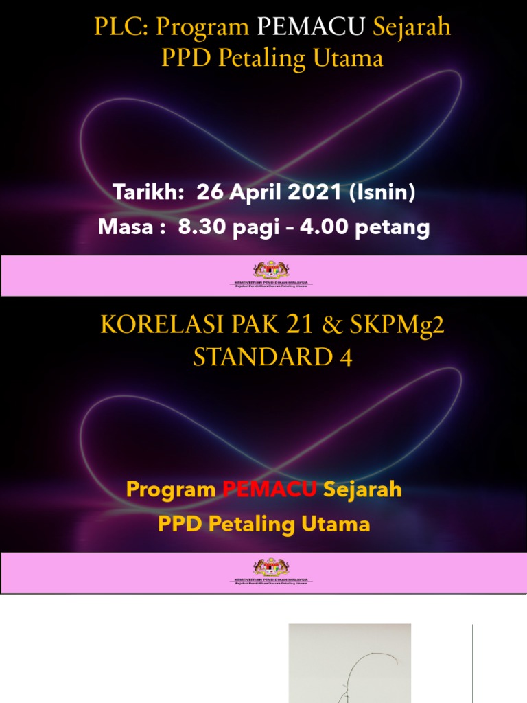 Program PEMACU Sejarah SKPMg2 Standard 4 | PDF