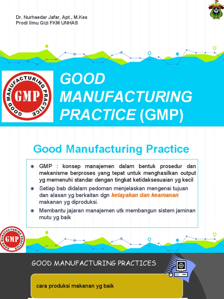 Good Manufacturing Practice GMP | PDF