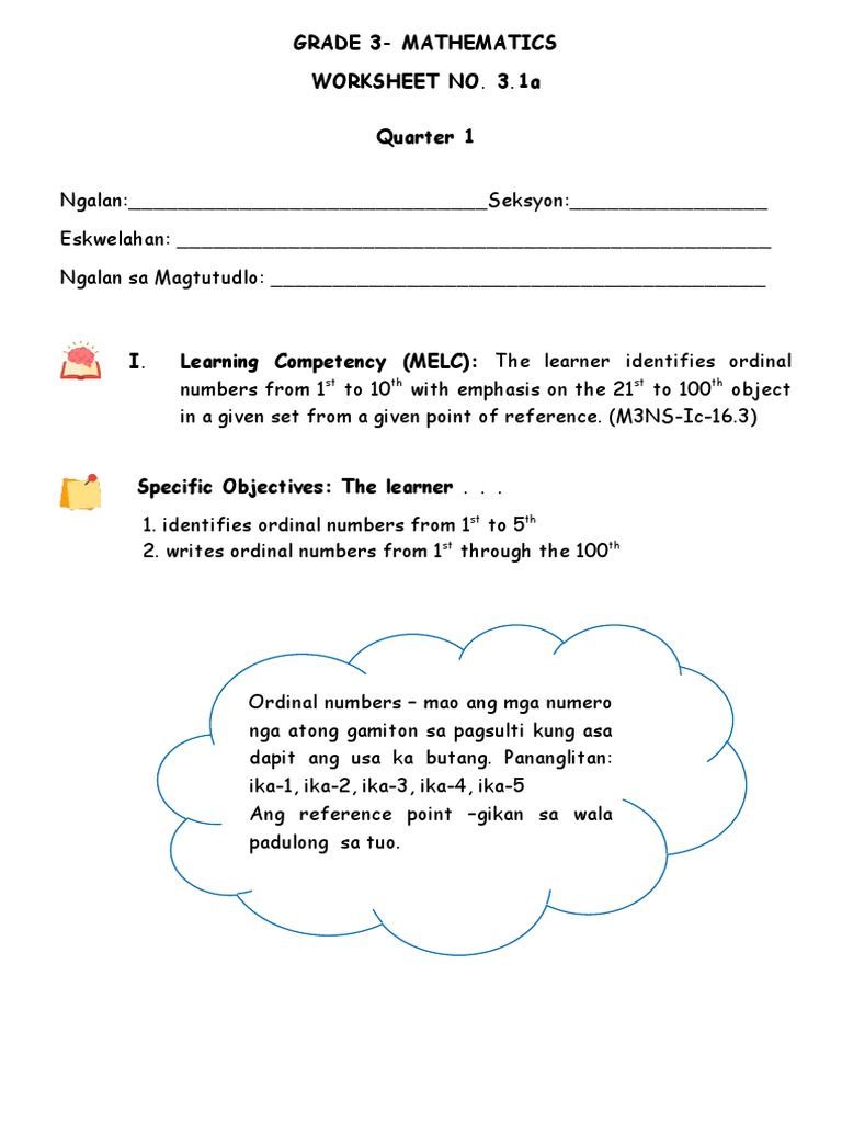 Math 3 Q1 Week 3.1a | PDF