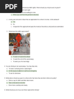 Theoretical Driving Exam Sample Reviewer | PDF | Traffic | Test ...