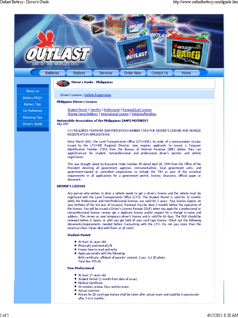 Drivers Guide | PDF | Driver's License | Transport