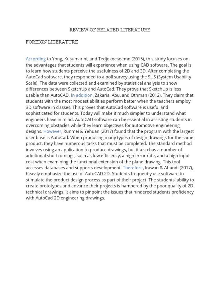 Review of Related Literature Foreign Literature: According | PDF