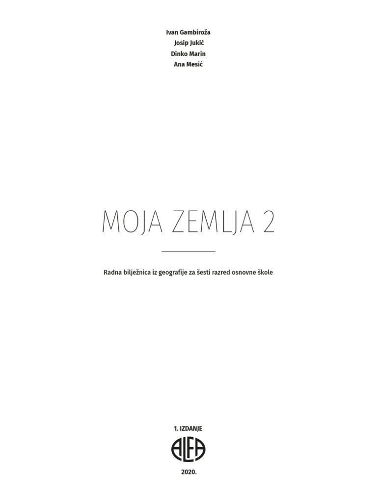 Moja Zemlja 2 RB Rjesenja | PDF