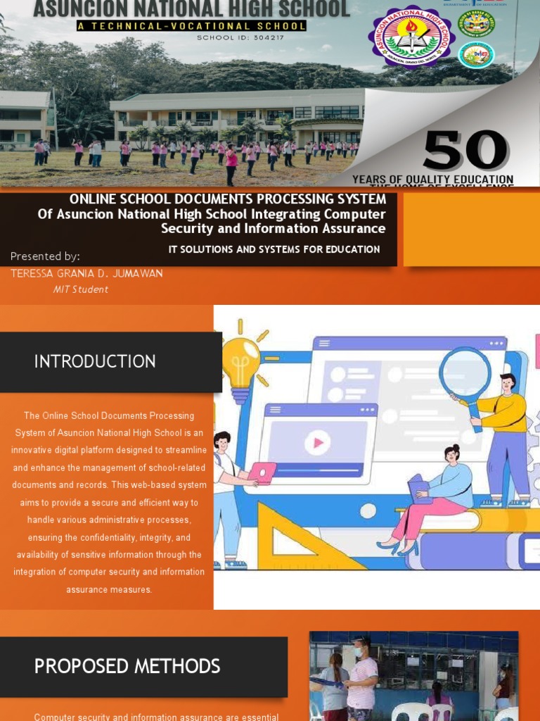 Online School Document Processing System | PDF