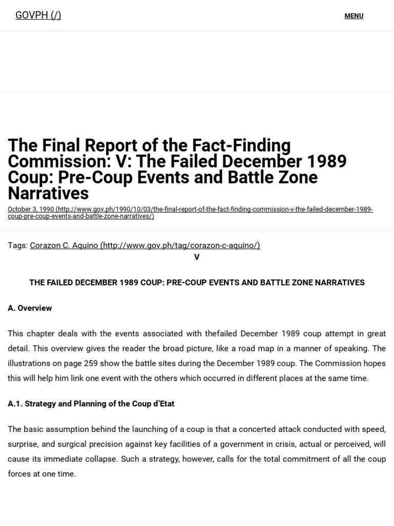 The Final Report of The Fact-Finding Commission: V: The Failed December ...