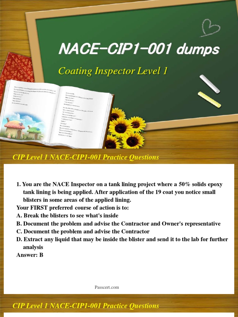 CIP Level 1 NACE CIP1 001.9228027.powerpoint | PDF | Home & Garden ...