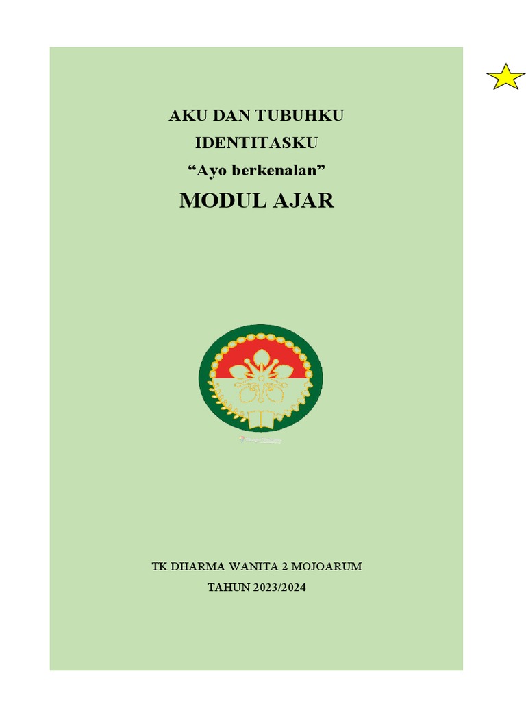 Modul Ajar Aku Dan Tubuhku | PDF