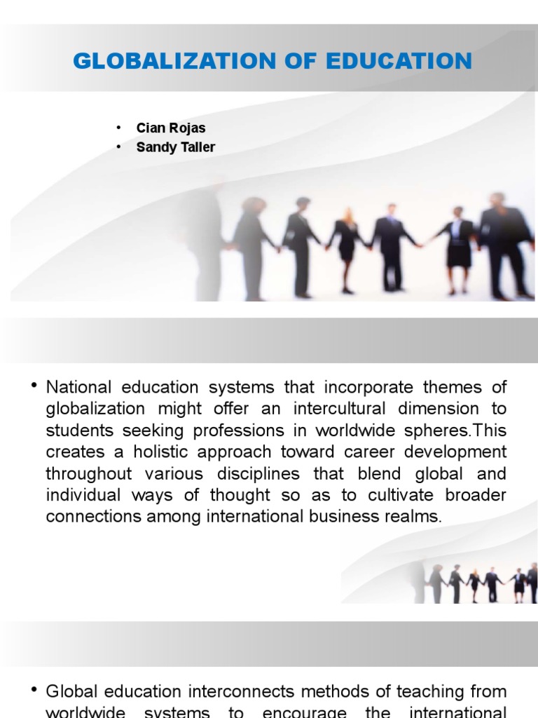 Globalization of Education | PDF