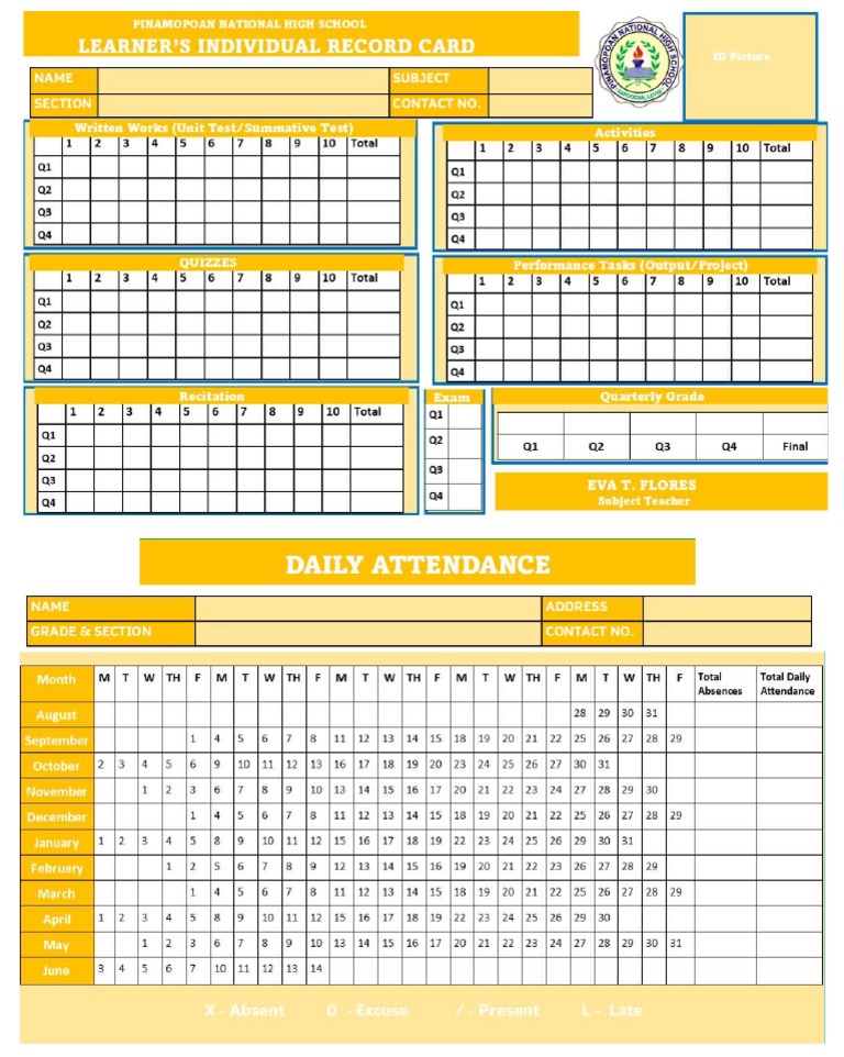 learners card INDEX CARD | PDF
