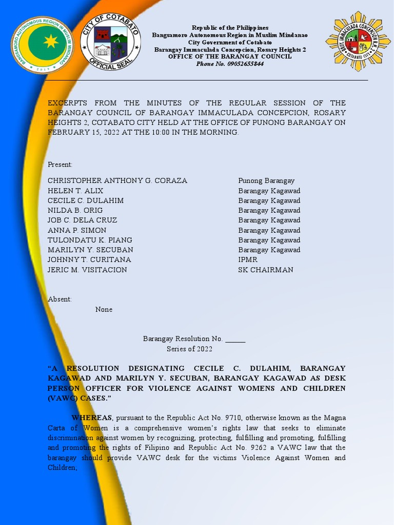 Resolution Designated Officer | PDF