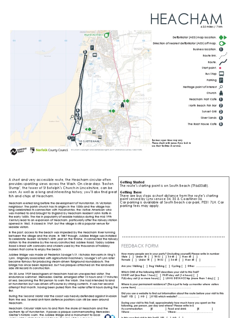 Heacham Walking Route | PDF