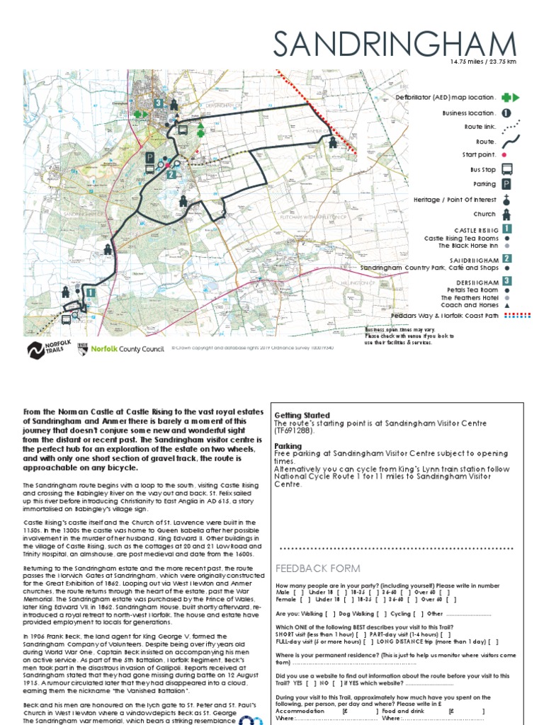 Sandringham Cycle Route | PDF