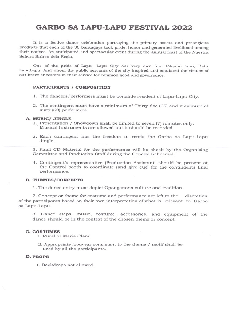 Garbo Sa Lapu-Lapu Guidelines 2022 | PDF Garbo Sa Lapu-Lapu Guidelines 2022 | PDF