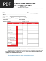 FMS Scoring Sheet | PDF