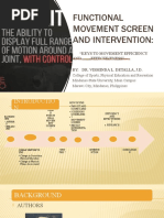 FMS Scoring Sheet | PDF