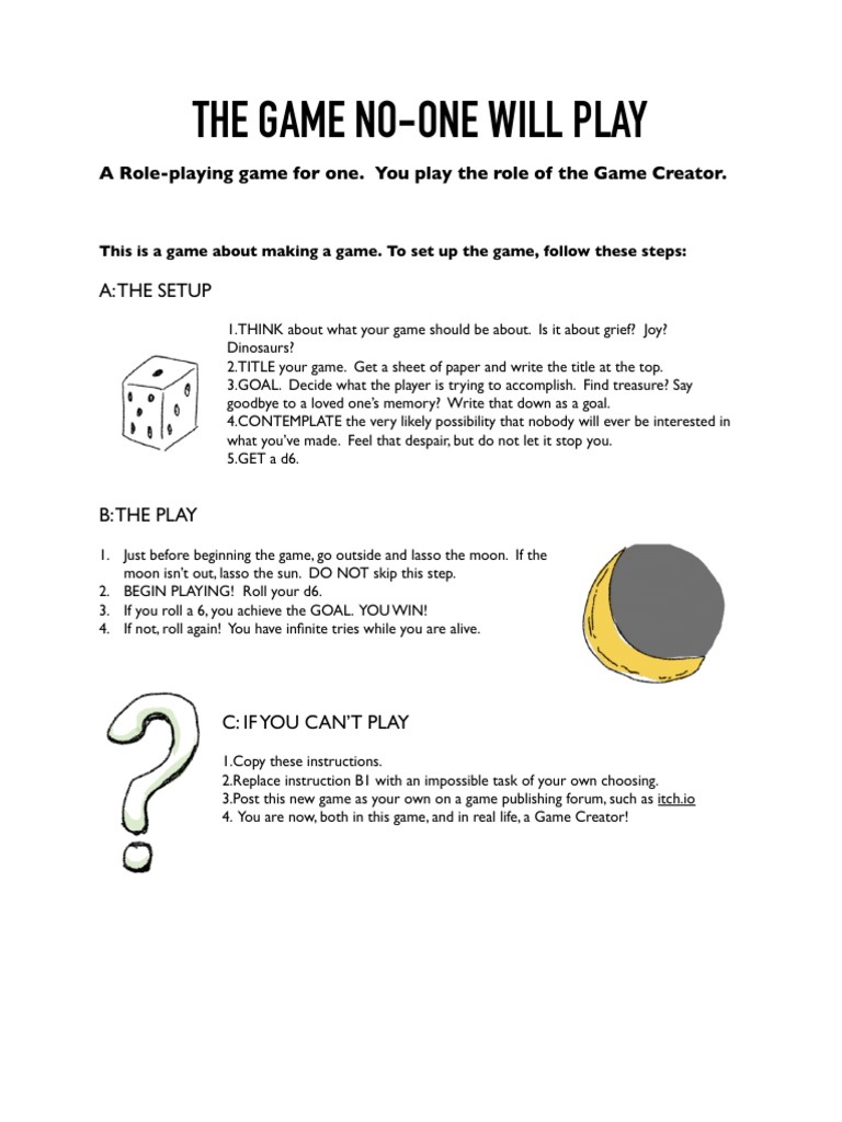 The Game No-One Will Play | PDF