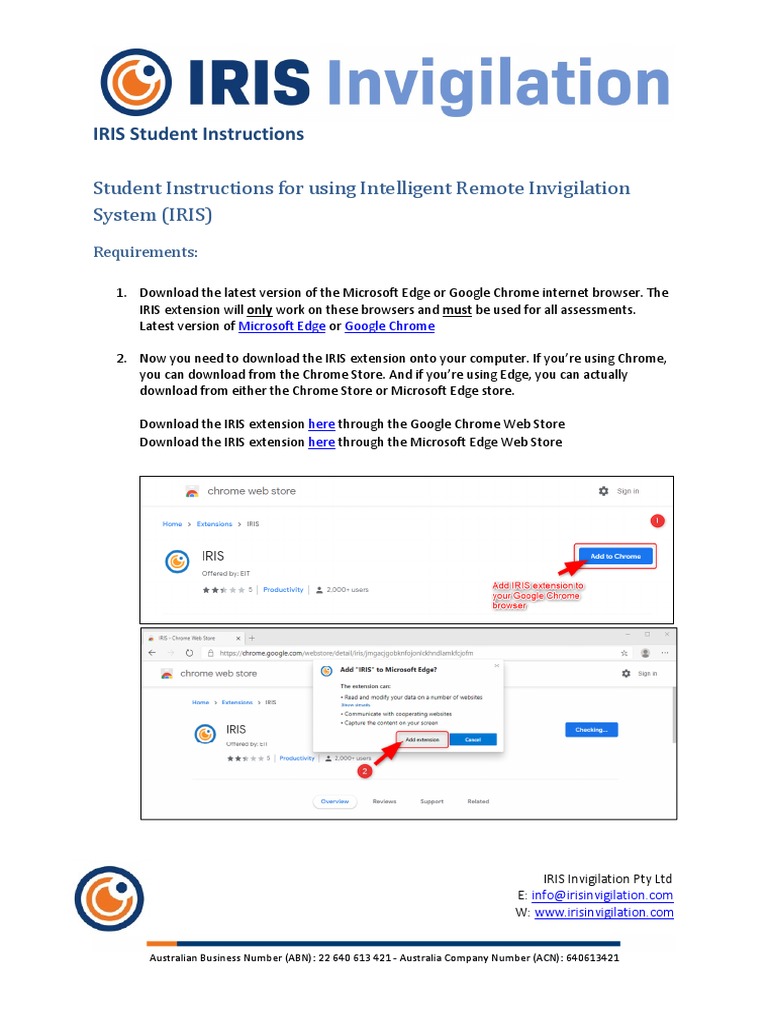 IRIS - Student Instructions | PDF | Software | Computing
