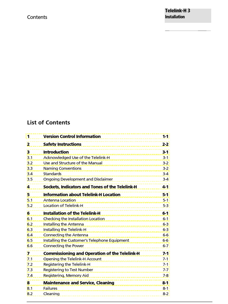 Telecell-H - Telelink Installation | PDF | Electrical Connector ...