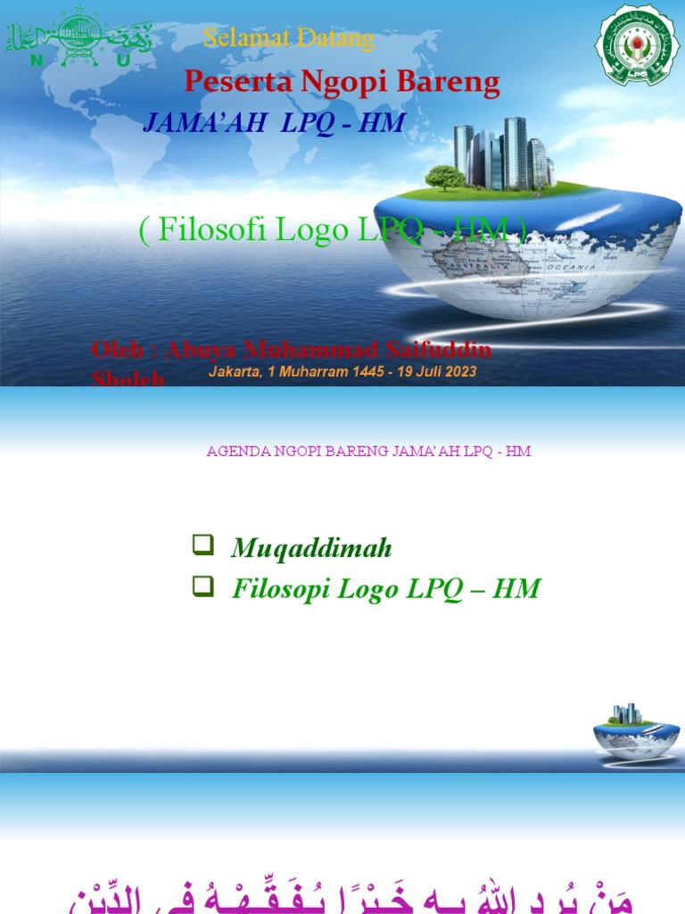Filosofi Logo LPQ - HM - PaS-2 | PDF | Kajian Bahasa Asing
