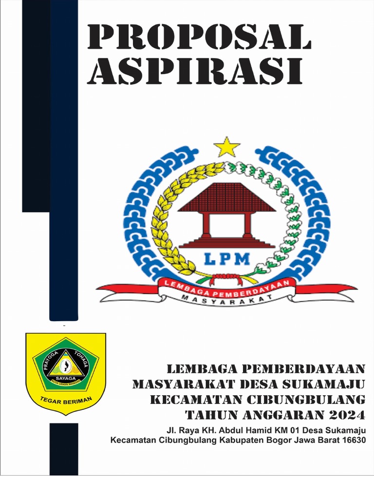 Proposal Aspirasi LPM Sukamaju | PDF
