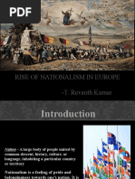 Mind Map Rise of Nationalism in Europe | PDF | Nationalism | Europe