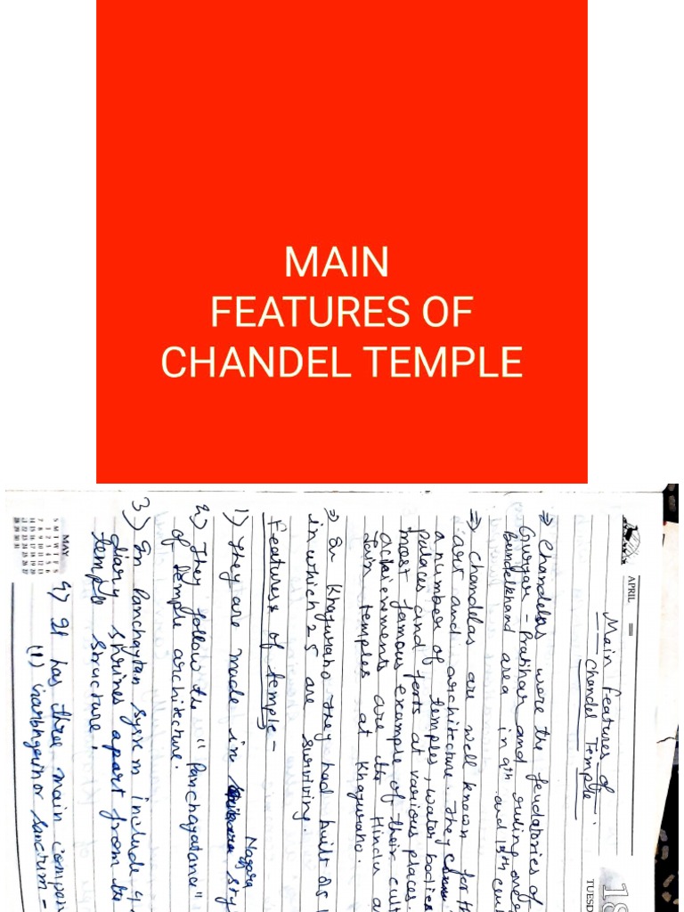 MA 2nd Sem-Main Features of Chandel Architecture-Dr Preeti Pandey | PDF