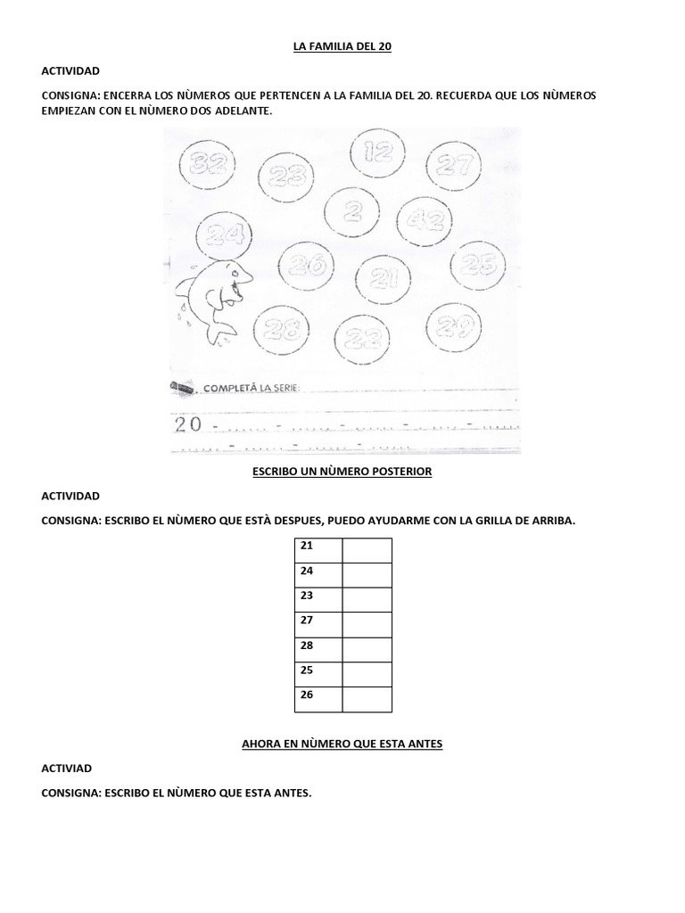 Actividades Matemáticas para Preescolar | PDF