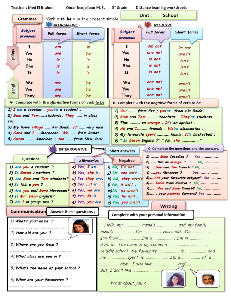 Grammar Verb To Be | PDF | Linguistic Typology | Language Mechanics