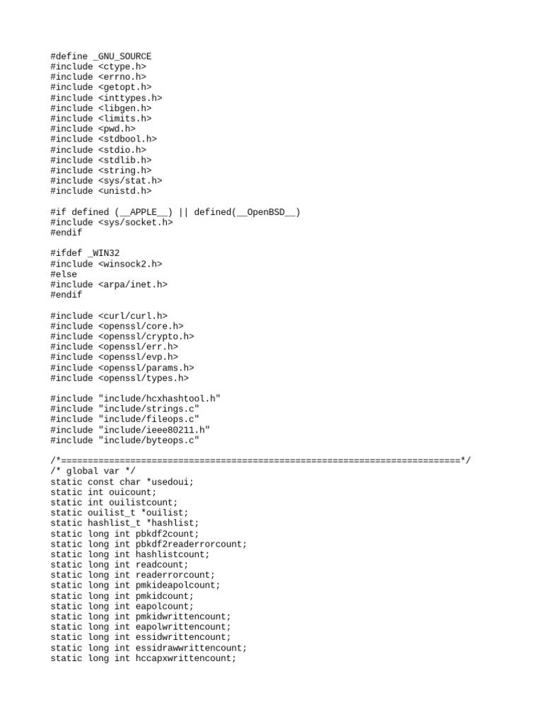 Hcxhashtool | PDF | Computing | Computer Programming