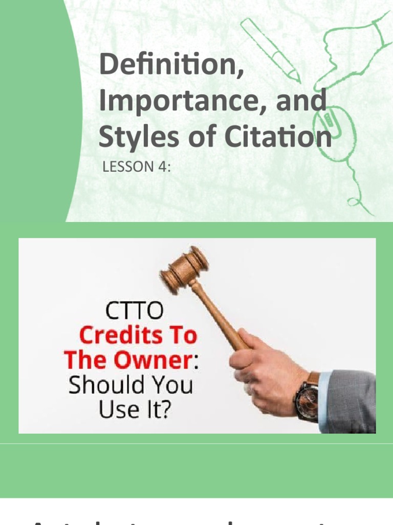 3i's LESSON 4 | PDF | Citation | Apa Style